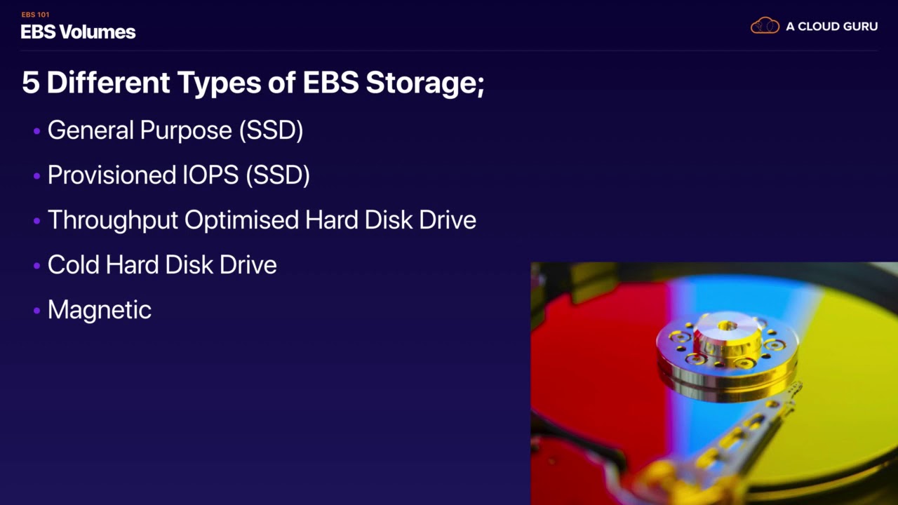 [AWS - Section 4: EC2] 5 EBS 101 - YouTube