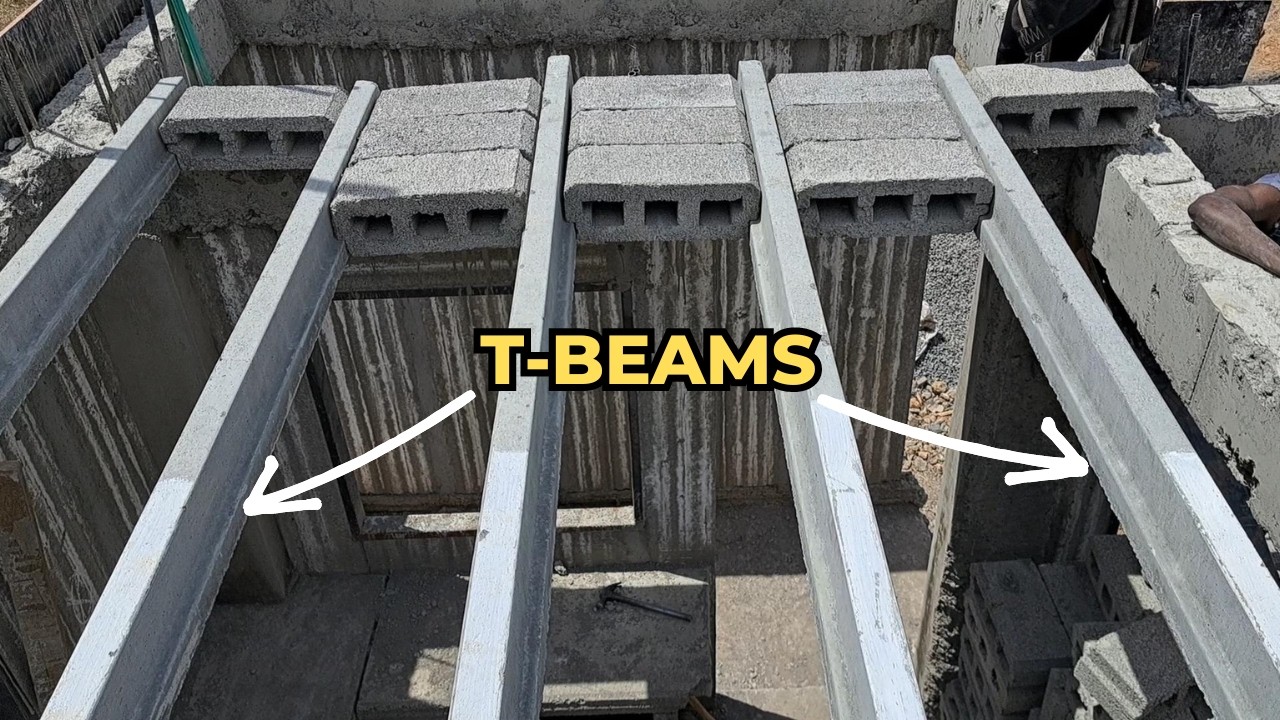 T-Beams & Blocks: The BEST Beam & Block Tech For Suspended Slabs - YouTube