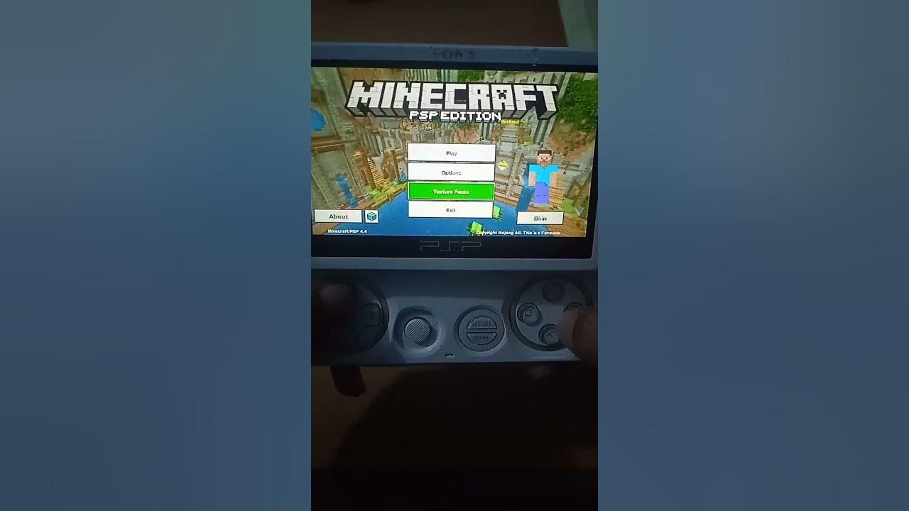 New Minecraft PSP 4.40 - YouTube
