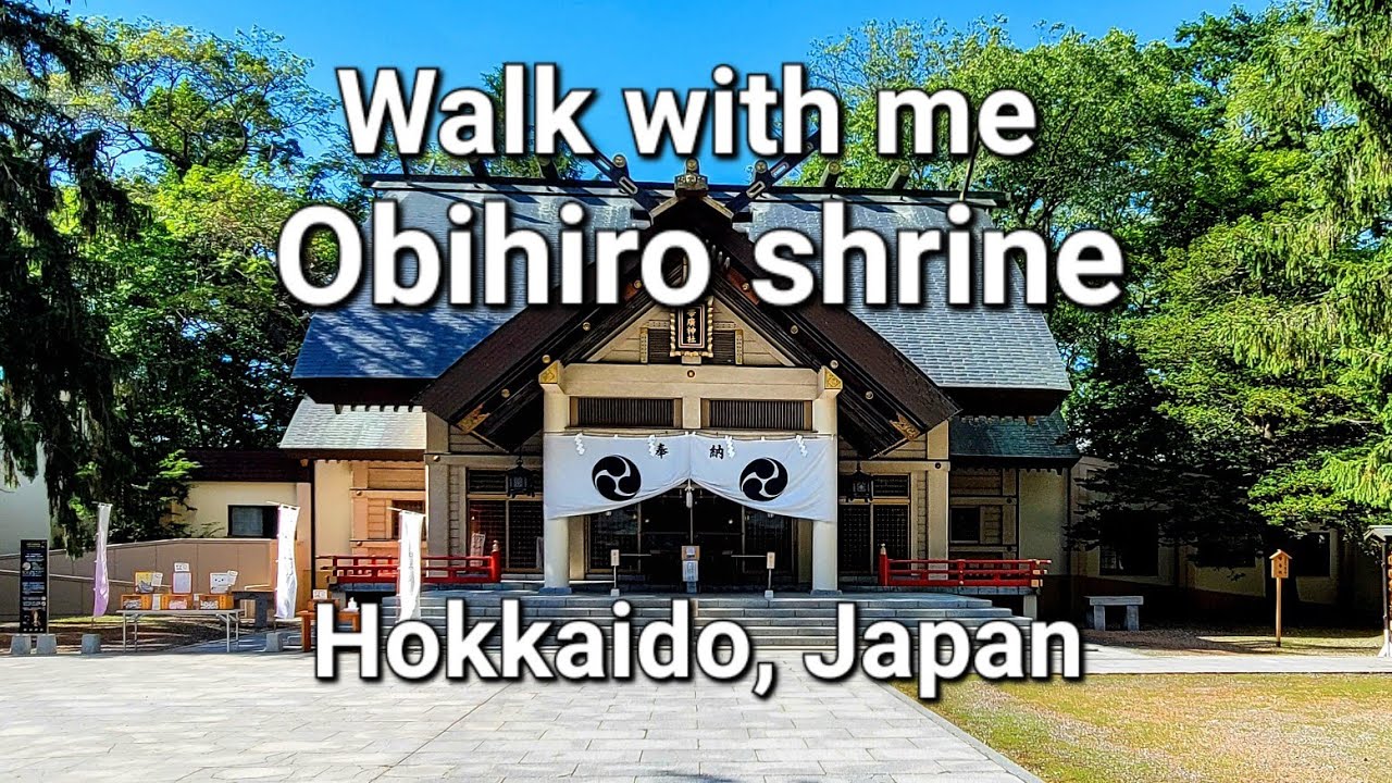 Walk with me - Obihiro shrine, Hokkaido, Japan - YouTube