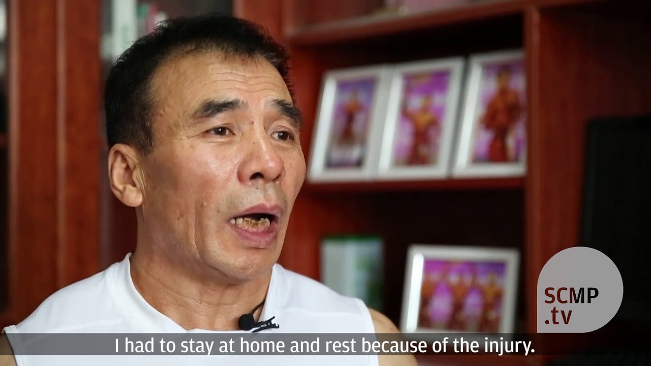 Senior Chinese man clinches gold medals in bodybuilding competition ...