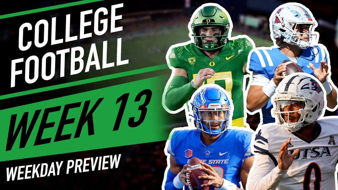 College Football Week 13 Picks and Predictions | CFB 2023 | Thursday ...