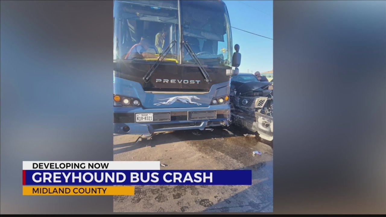 Greyhound Bus Crash in Midland County - YouTube