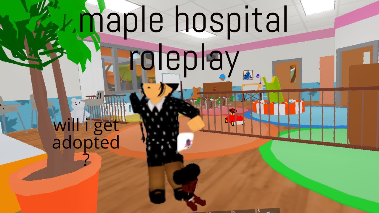getting adopted👶🏿 roleplay/maple hospital - YouTube