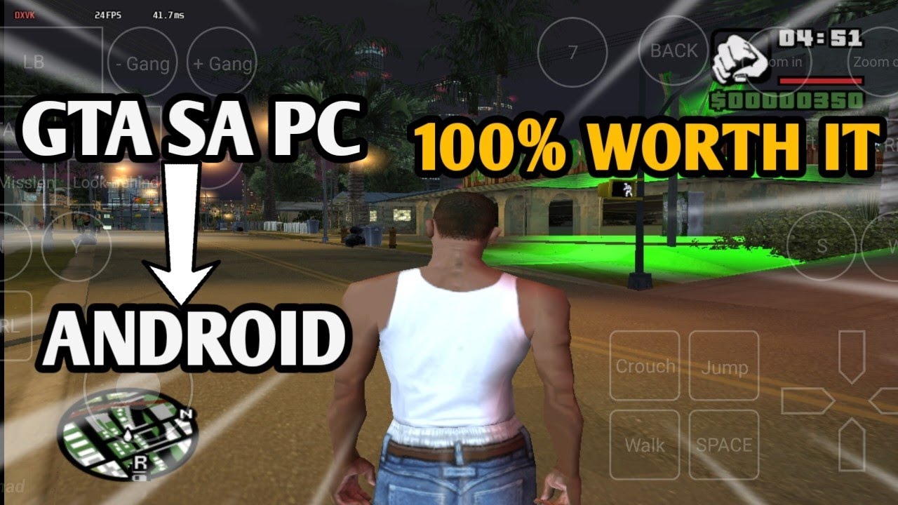 "akhirnya bisa main gta sa pc di hp dengan lancar" GTA SAN ANDREAS ...