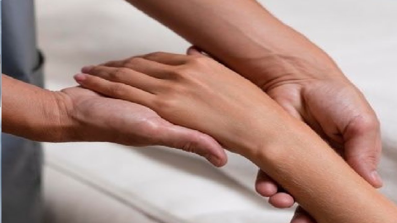 how to give a hand massage step by step - YouTube