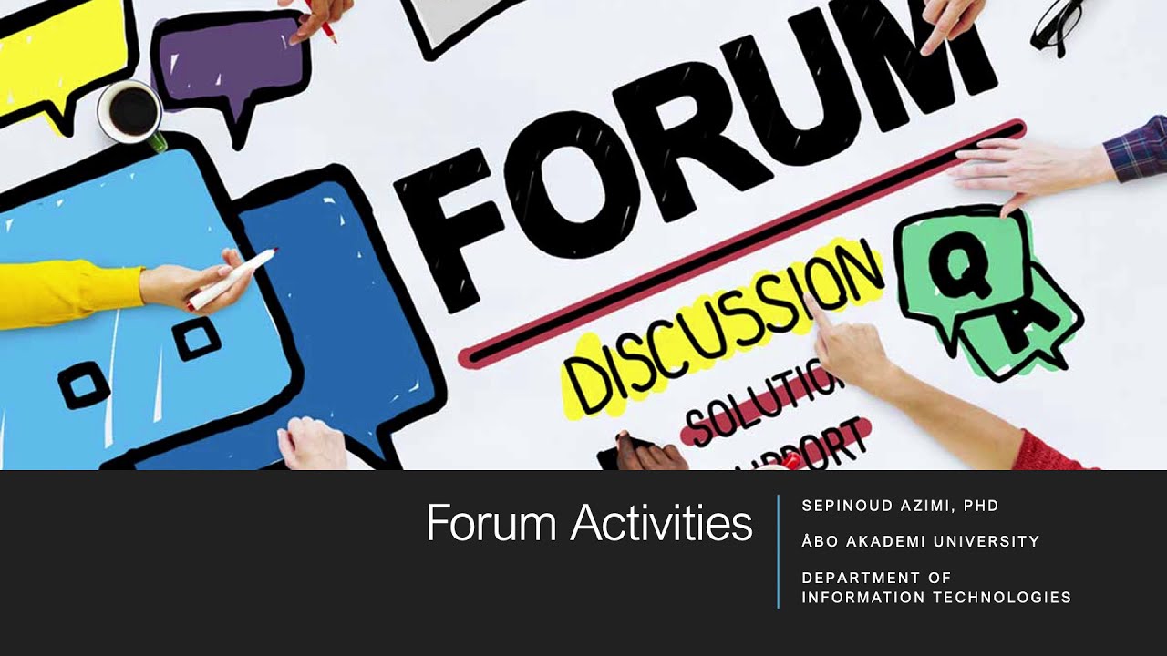 Forum Activities - YouTube