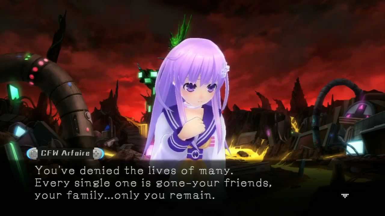 Hyperdimension Neptunia mk2 - Conquest Ending - YouTube