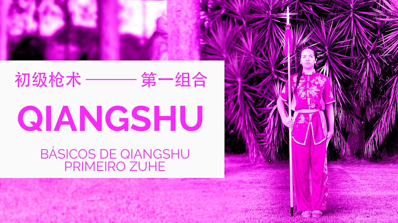 (LANÇA CHINESA) BÁSICOS DE QIANGSHU; Primeiro Zuhe (初级枪术 第一组合). - YouTube