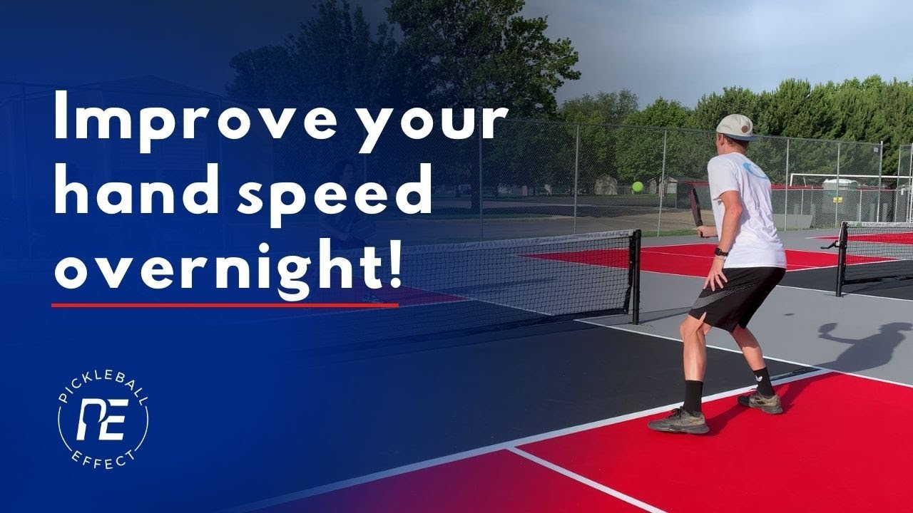 Two Tips To Improve Your Hand Speed in Pickleball Overnight - YouTube