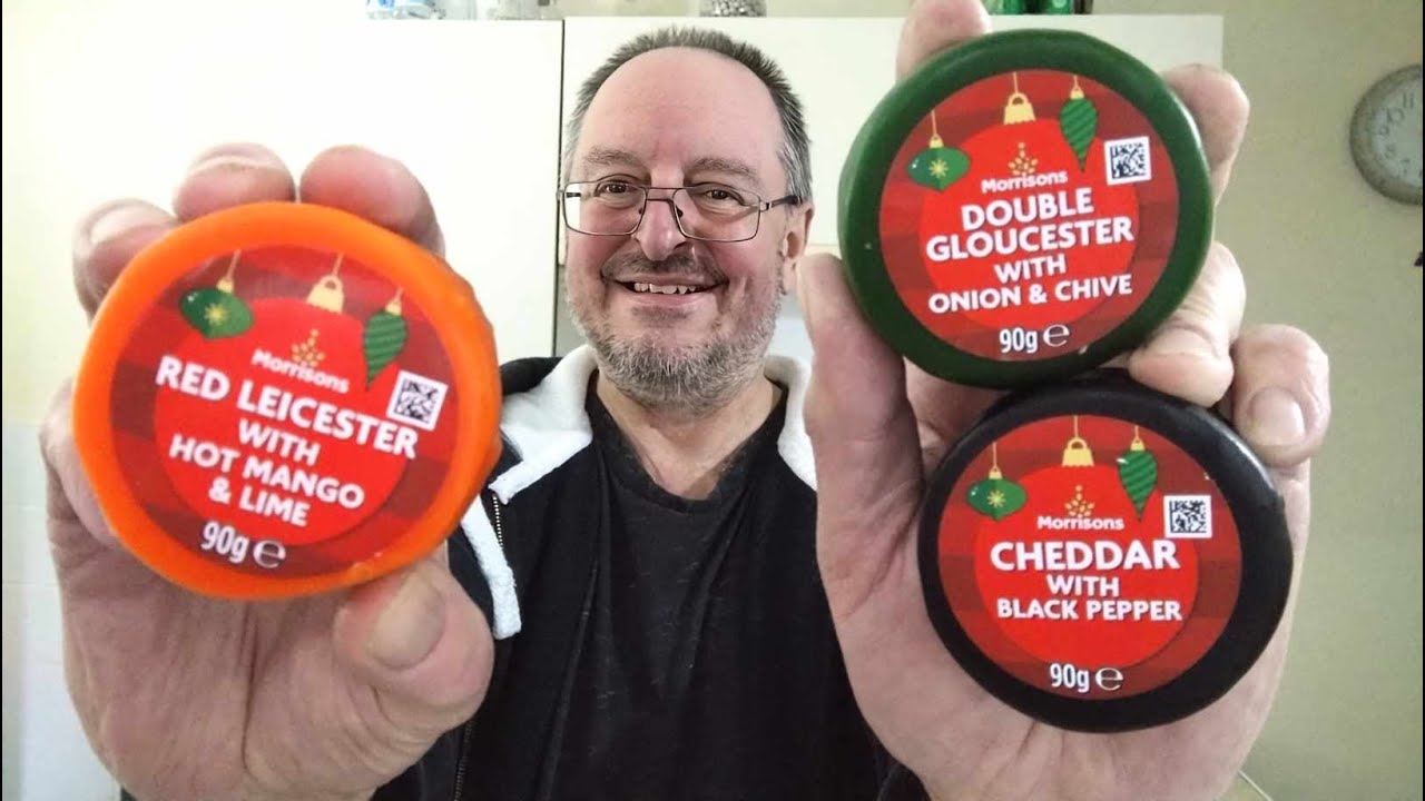 Morrisons Cheeses: Red Leicester & Hot Mango & Lime; Double Gloucester ...