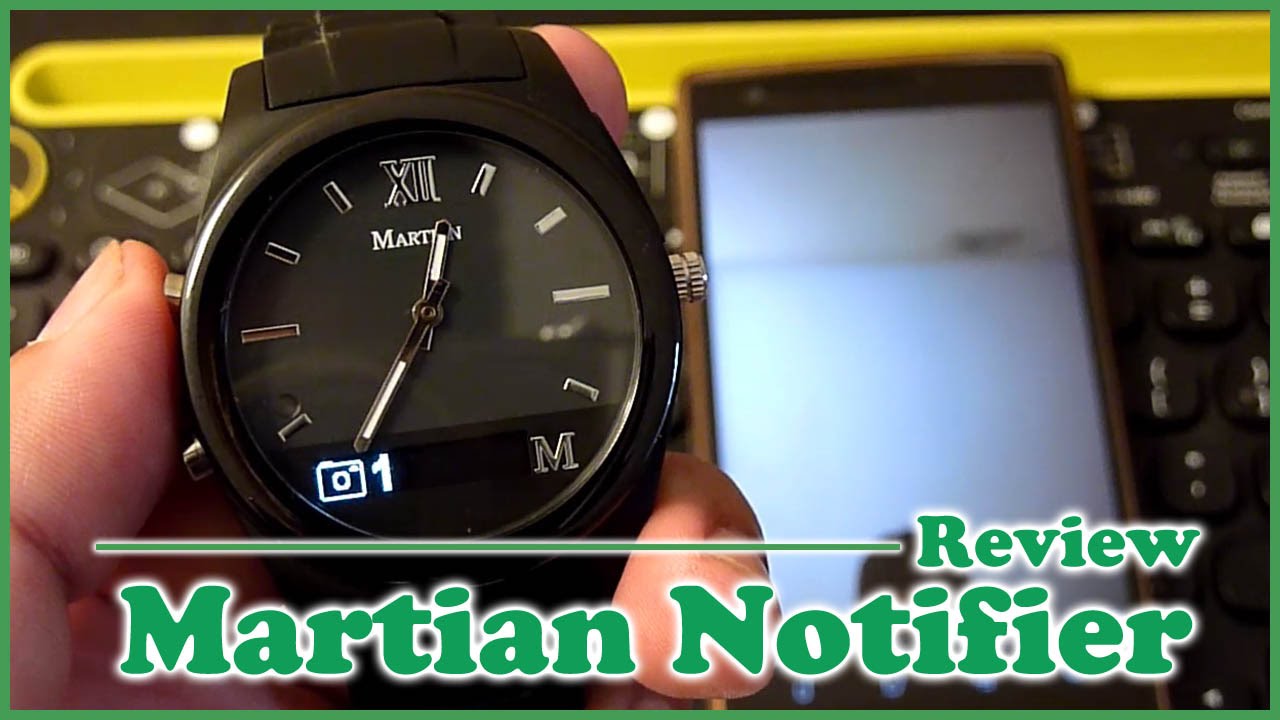 Review Smartwatch Martian Notifier - YouTube