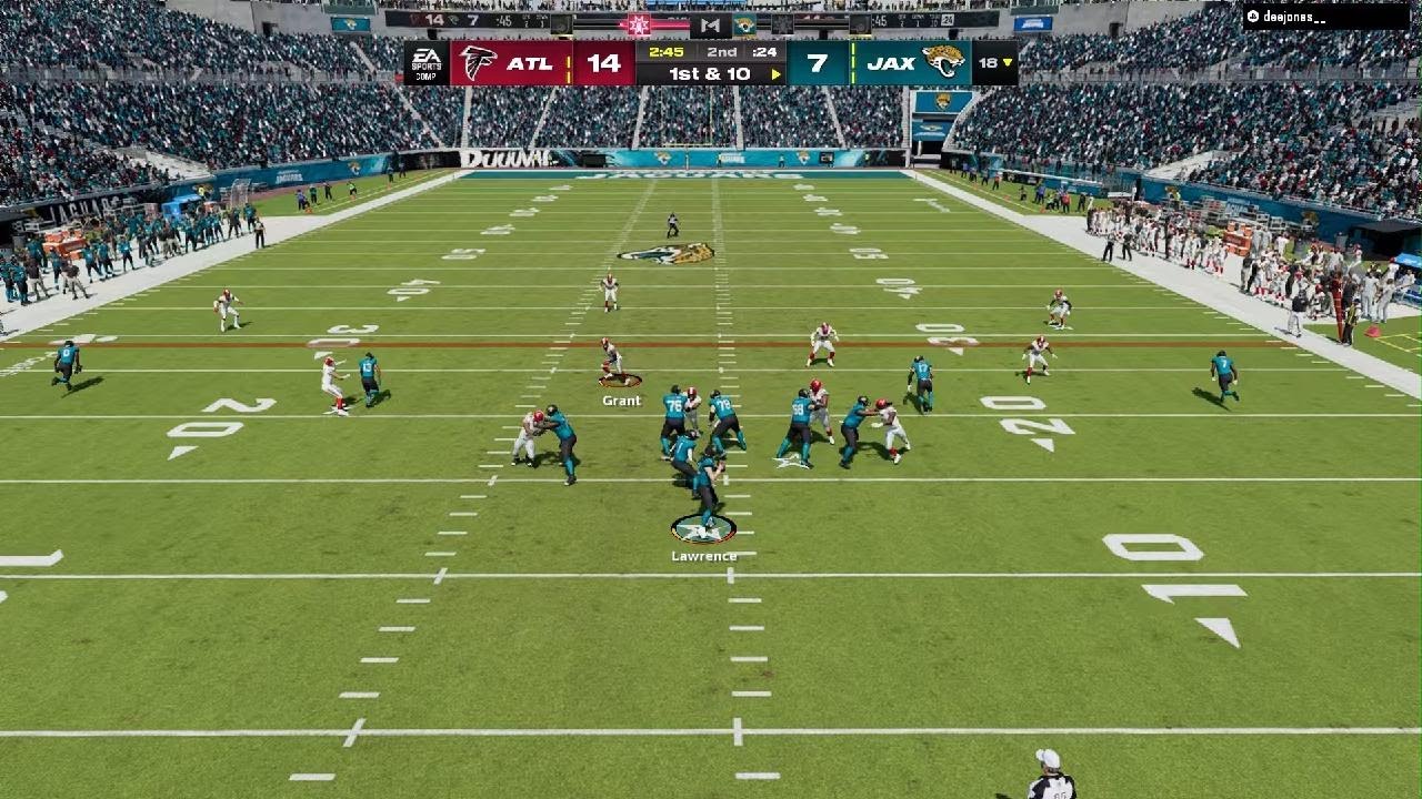 Madden NFL 24 user lurk interception touchdown - YouTube