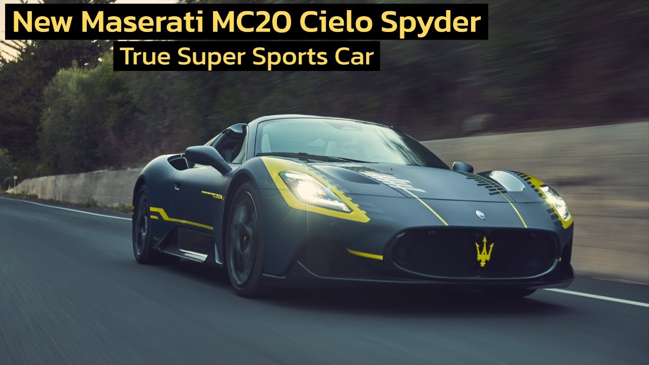 New Maserati MC20 Cielo Spyder | True Super Sports Car | A Perfect Mix ...