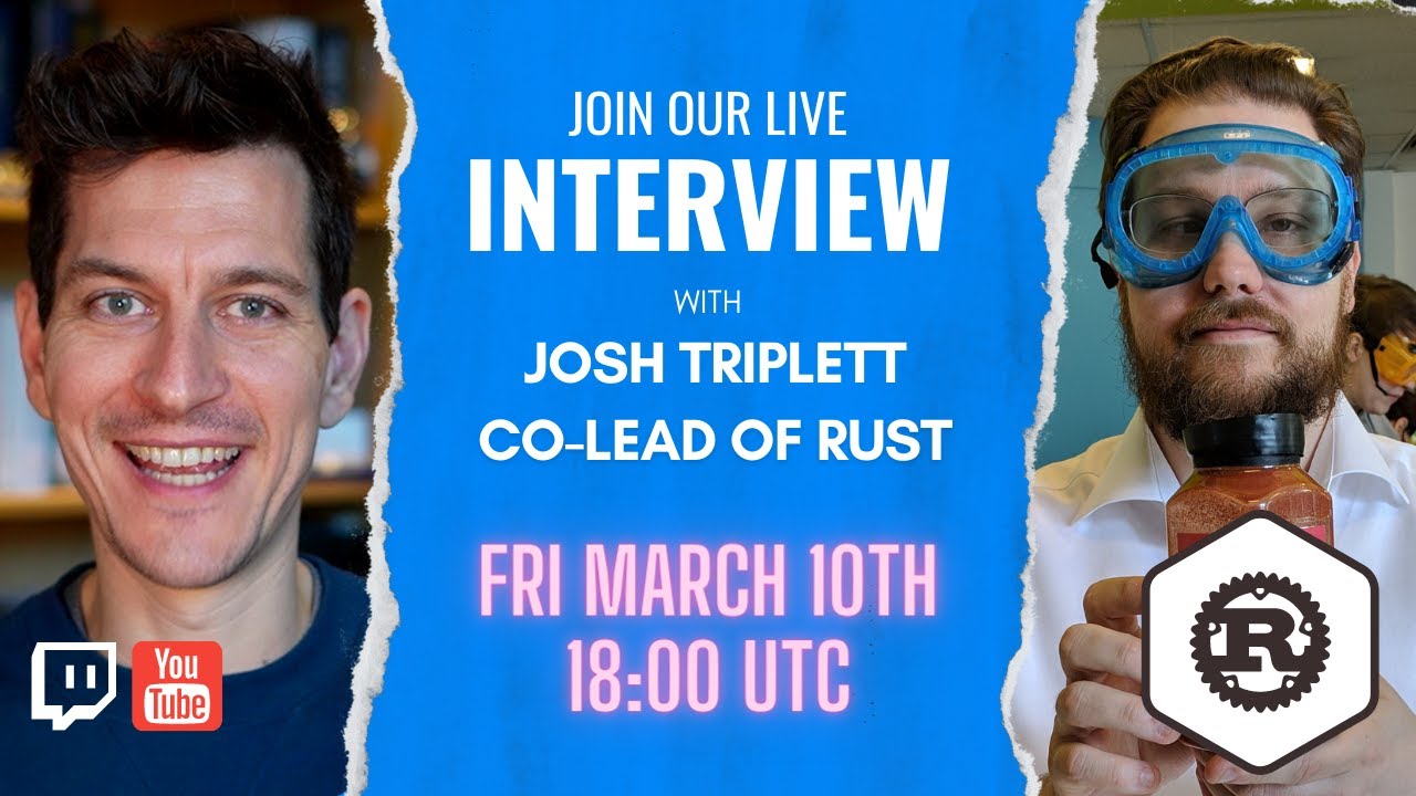 Meet the co-lead of Rust, Josh Triplett - YouTube