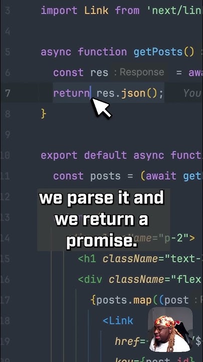 Data Fetching in Server Components Made SUPER Simple | Next.js 15 Tutorial #nextjs #shorts - YouTube
