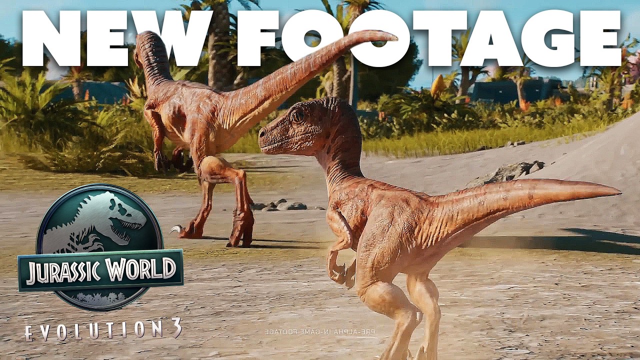 🔲 EXCLUSIVE New Baby Dinosaur Footage For T. Rex, Trike & Raptor ...