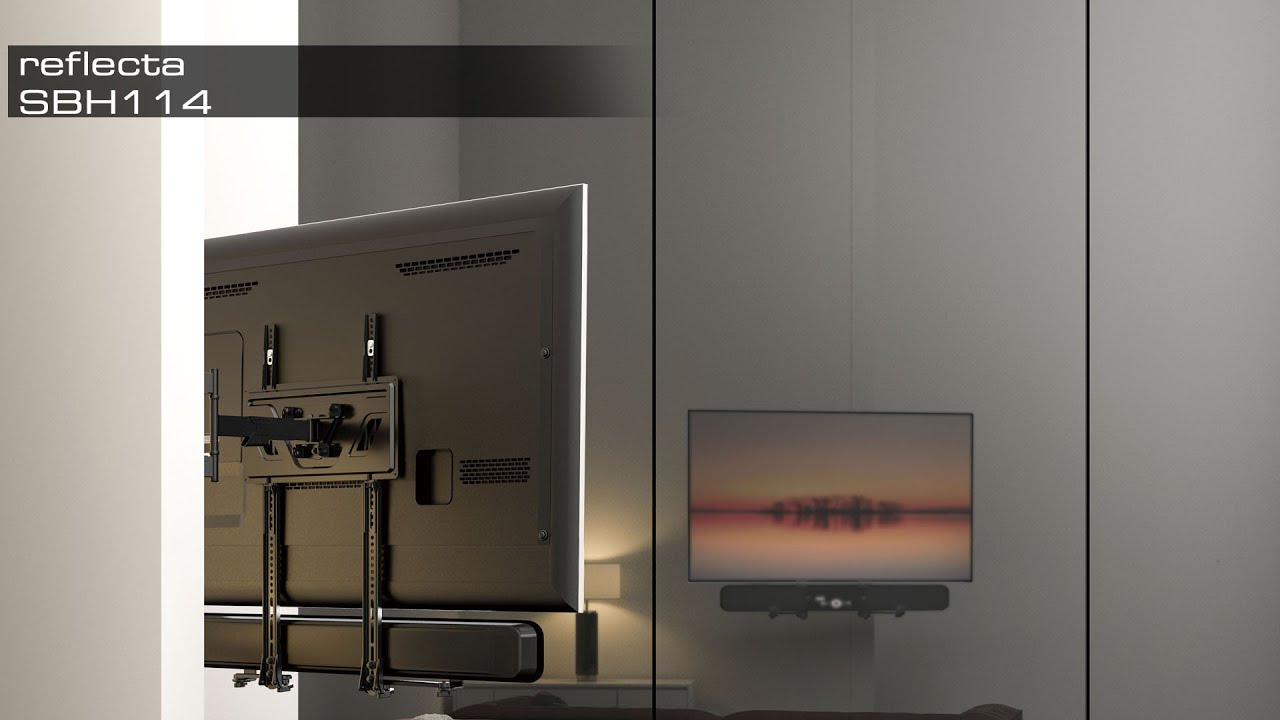 23188 reflecta Soundbar Halterung SBH114 - YouTube