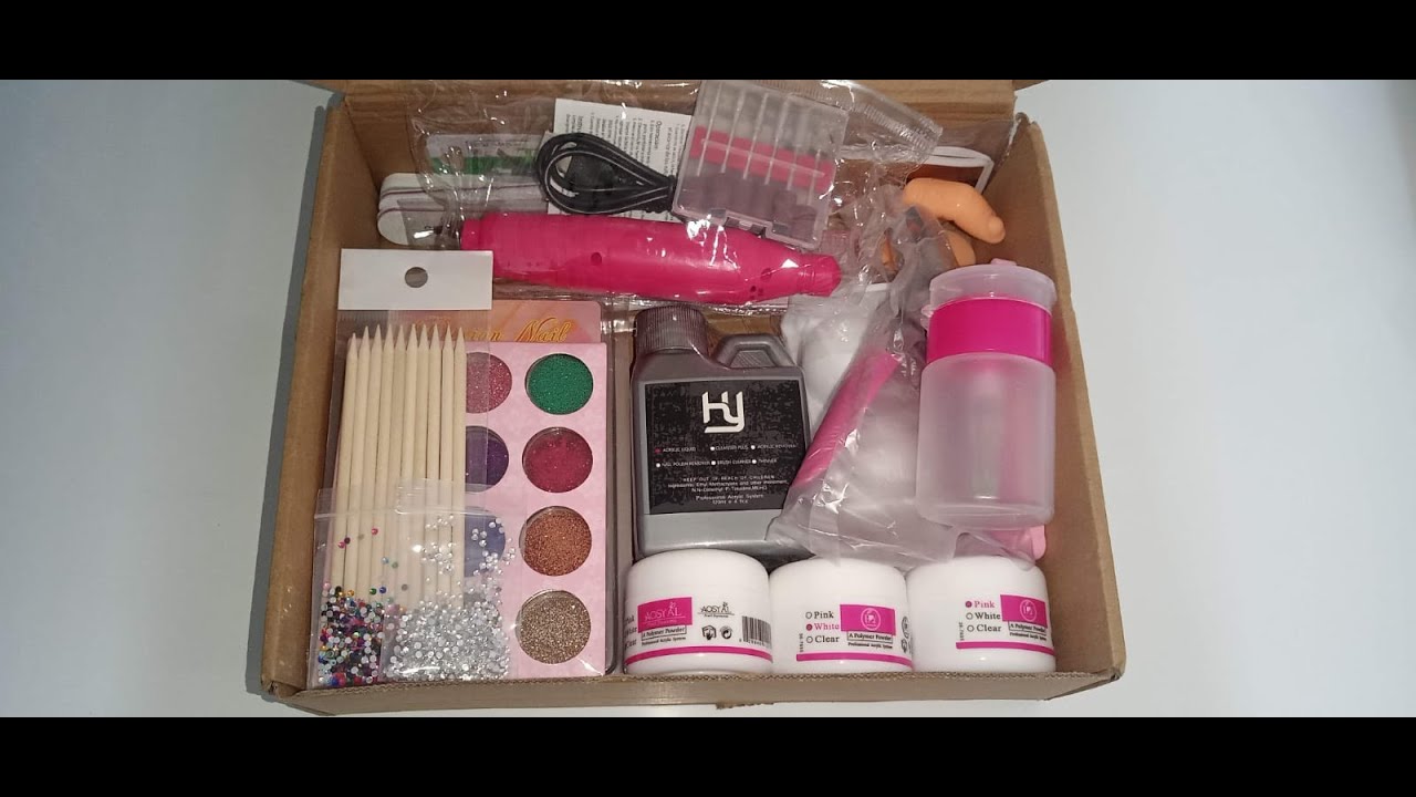 "nail kit" for beginners(acrylic nail kit).... #temu #trending #nailart ...