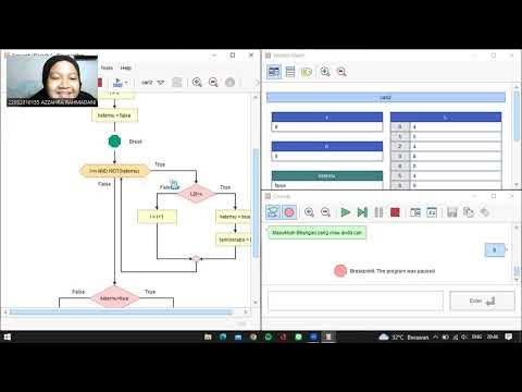 Flowgorithm | Algoritma Sequential Search - YouTube