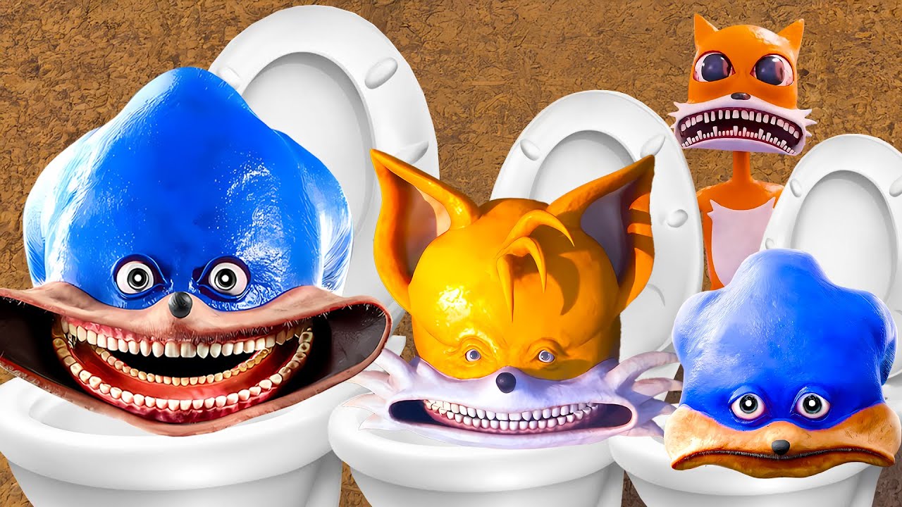 Shin Sonic vs Shin Tails: Horror Skunx – Skibidi Toilet Meme (SONG ...