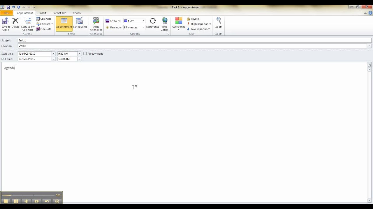 Adding Event To Calender In Outlook YouTube Adding Event To Calender In Outlook YouTube