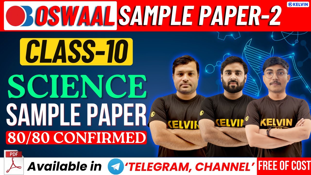 OSWAAL Sample Paper -2 Class 10 Latest CBSE Science Sample Paper ...
