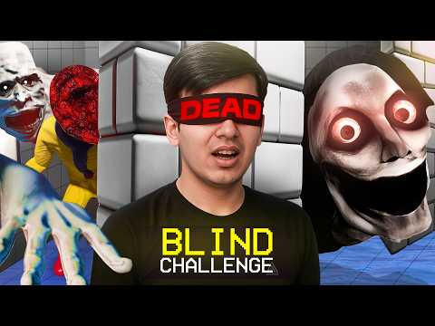 Completing THE CLASSROOMS Horror Game : BLINDFOLD CHALLENGE