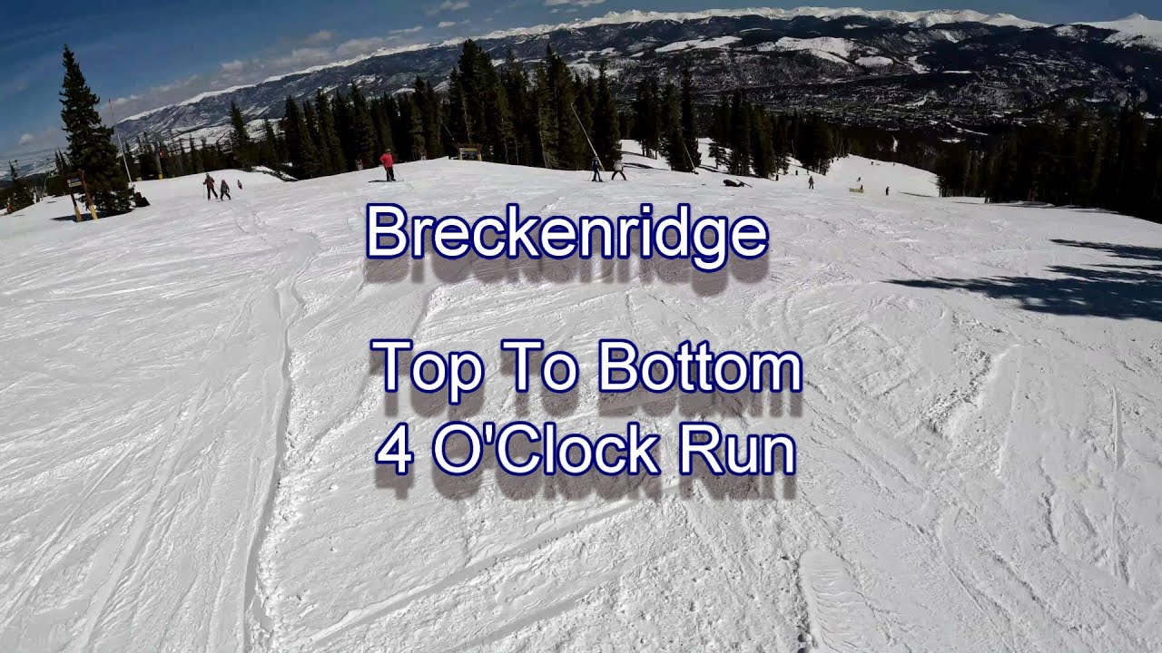 Top to Bottom on the Breckenridge 4 O'Clock Run - YouTube