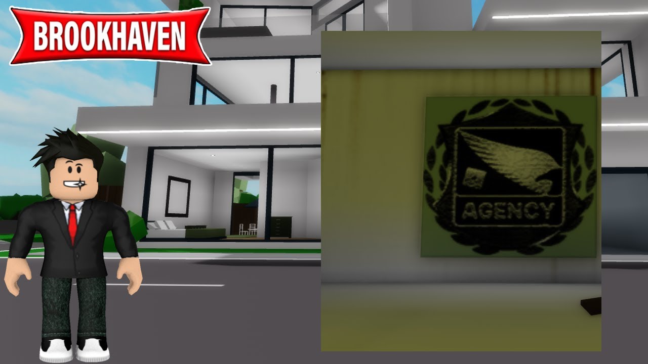 SALA SECRETA DA AGENCY NO BROOKHAVEN RP?? - YouTube