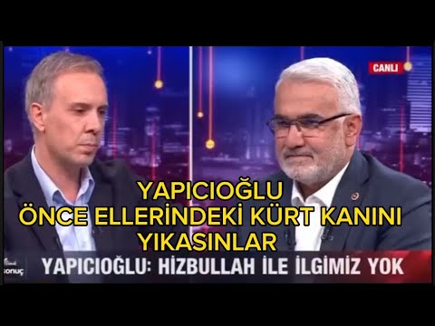 HÜDAPAR Başkanı Yapıcıoğlu: Demirtaş'ın “mecliste hdp ile el sıkışsınlar” teklifine cevap verdi..