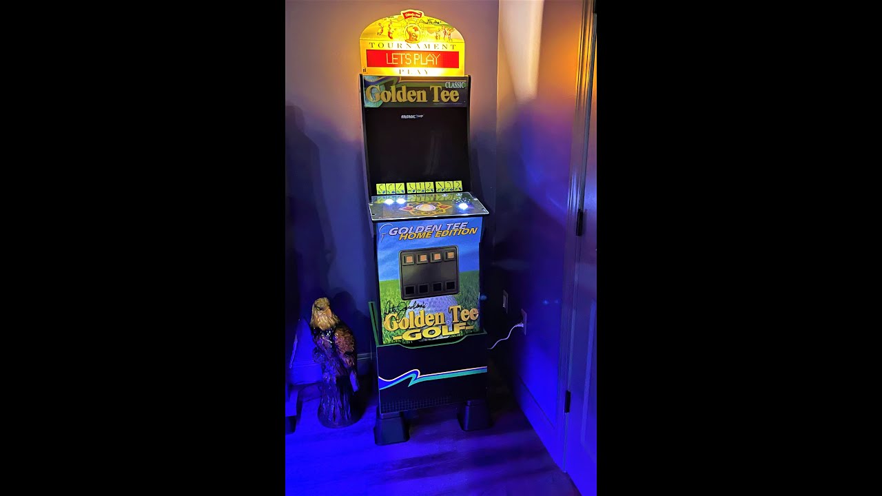 Golden Tee stool cover by Arcadestools.com - YouTube