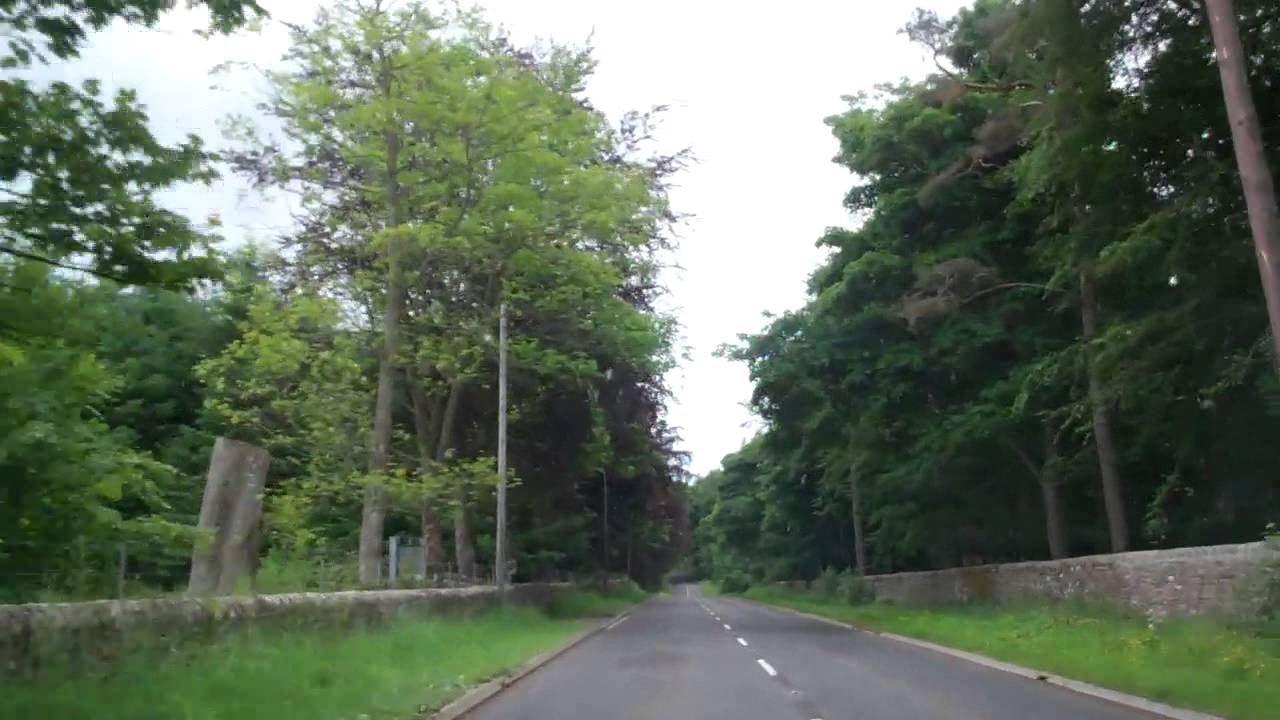June Afternoon Drive To Panmure Estate Angus Scotland - YouTube