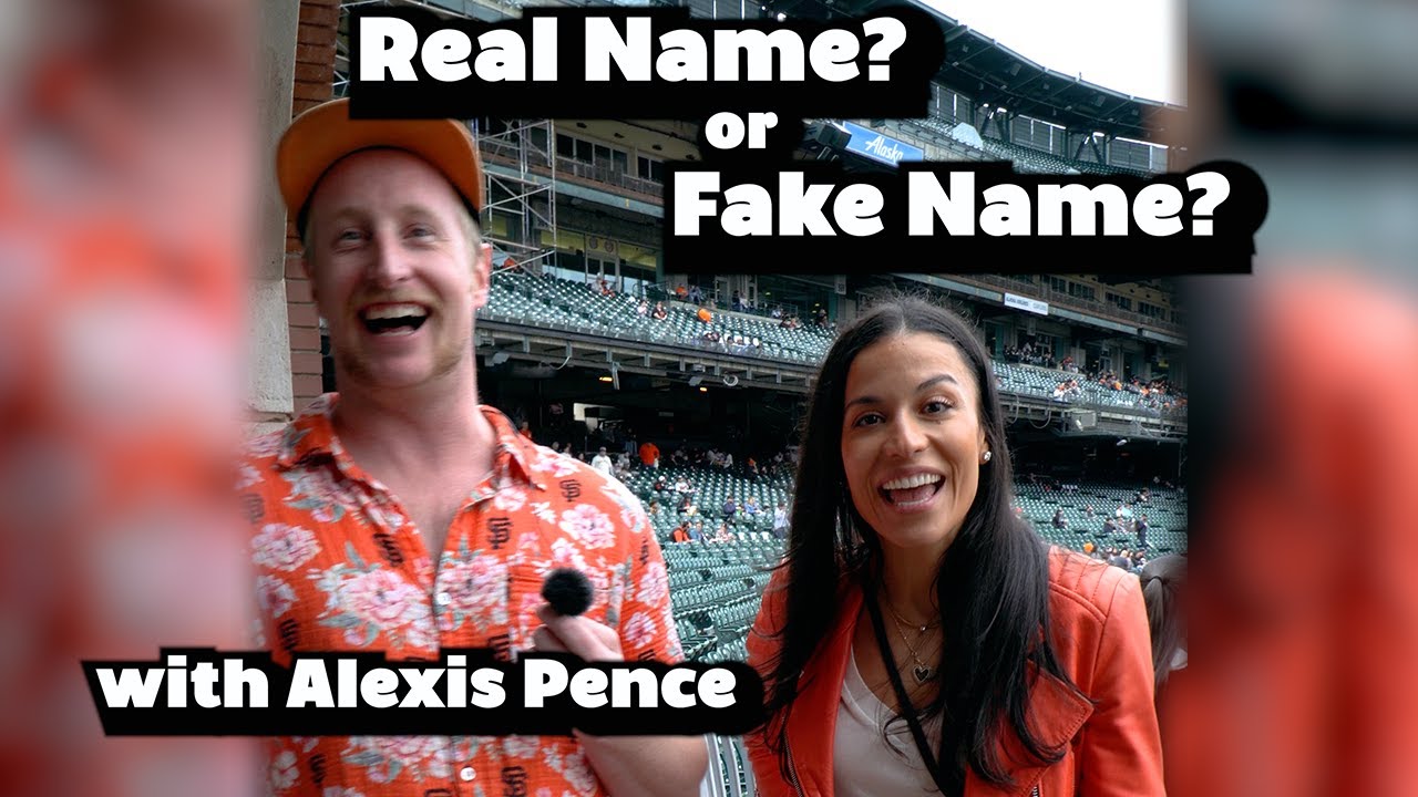 Most Ridiculous Names of Baseball with Alexis Pence! - YouTube