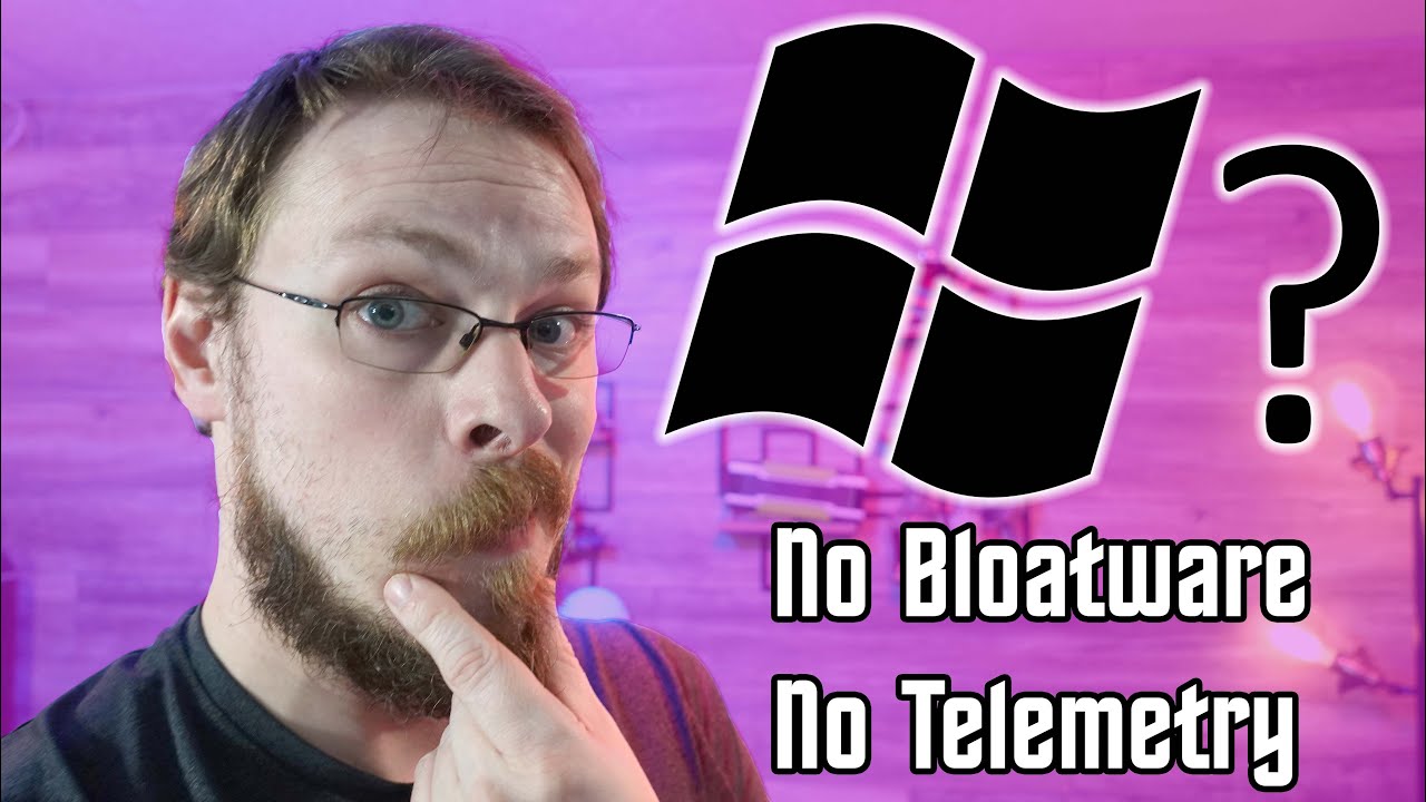 The Clean OS Microsoft Won't Sell You - YouTube