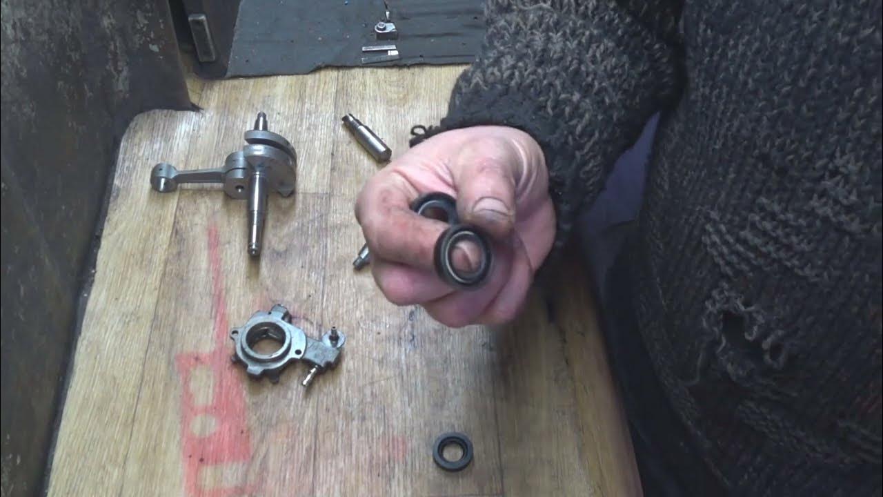 Сальники колінвала Бензопили Мотор Січ. - YouTube