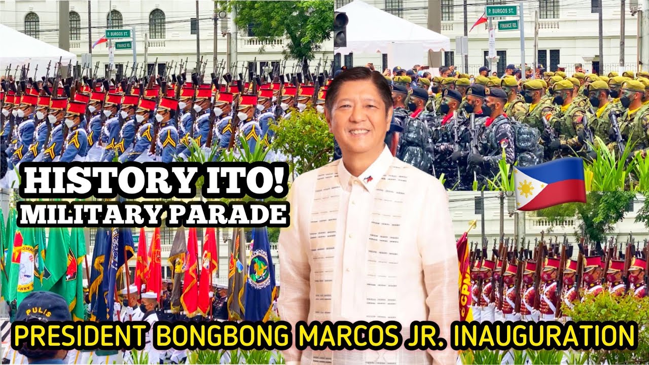 HISTORIC MILITARY PARADE | PRES. BONGBONG MARCOS JR. INAUGURATION - YouTube