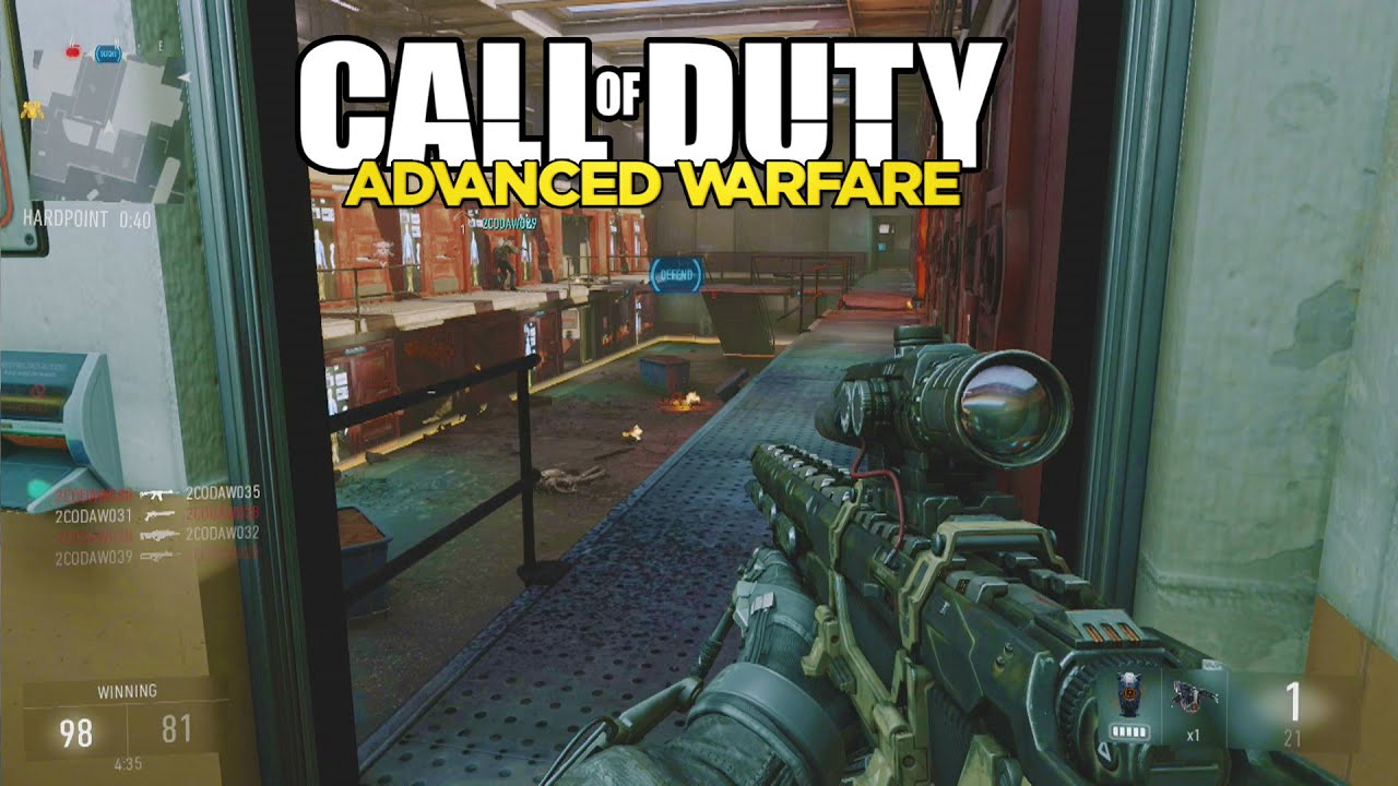 Call of Duty: ADVANCED WARFARE Multiplayer GAMEPLAY Part 2! - "Defender ...