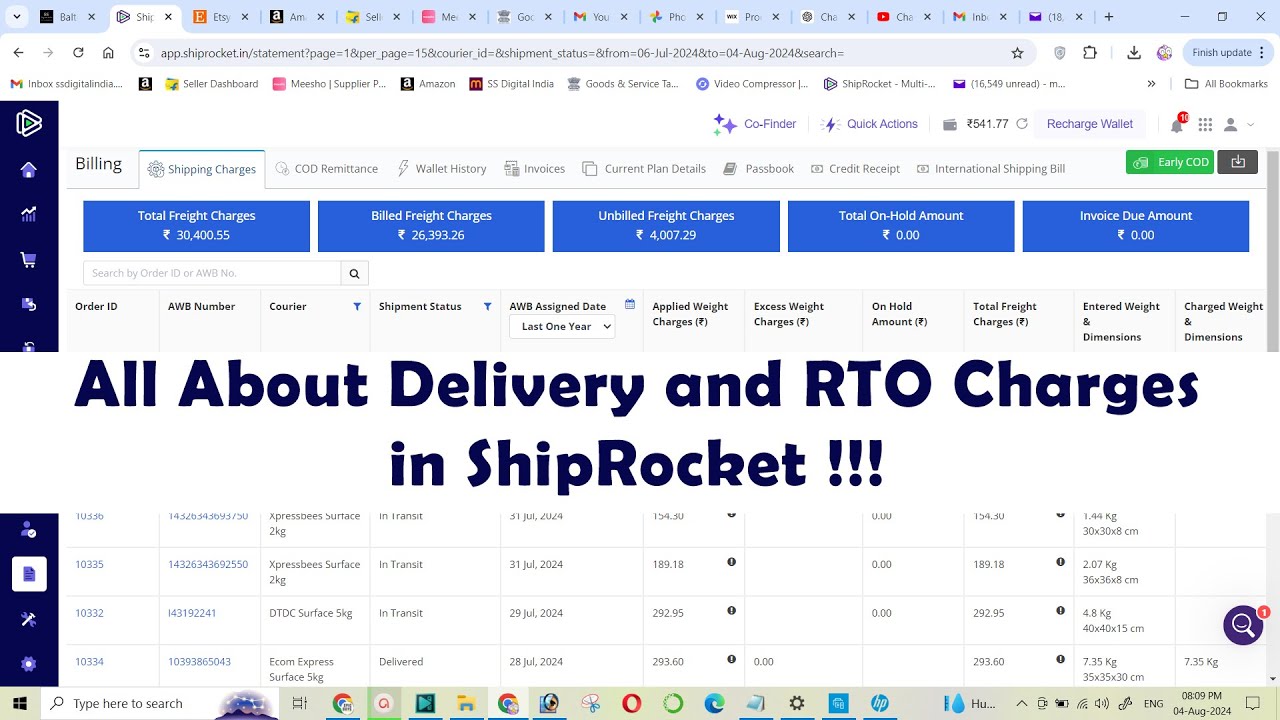 All About Delivery And RTO Charges In ShipRocket YouTube all-about-delivery-and-rto-charges-in-shiprocket-youtube