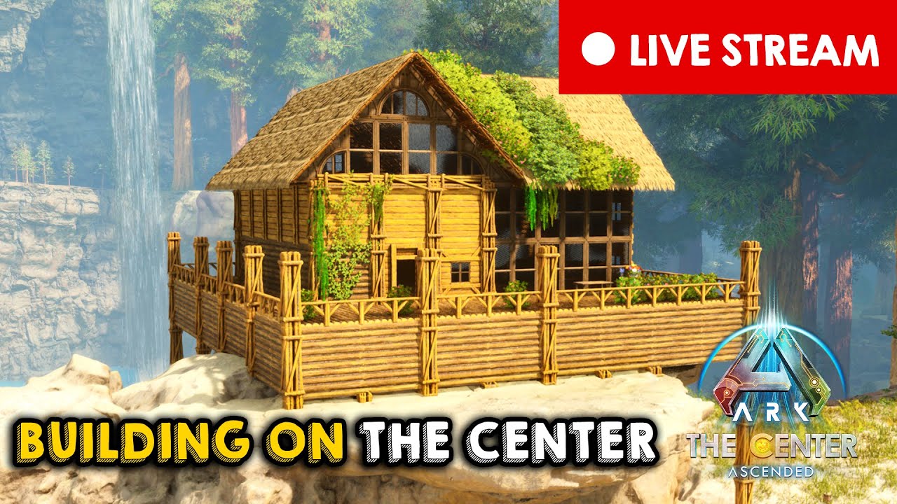 Live: Building Epic Bases on The Center Map in ARK: Survival Ascended ...