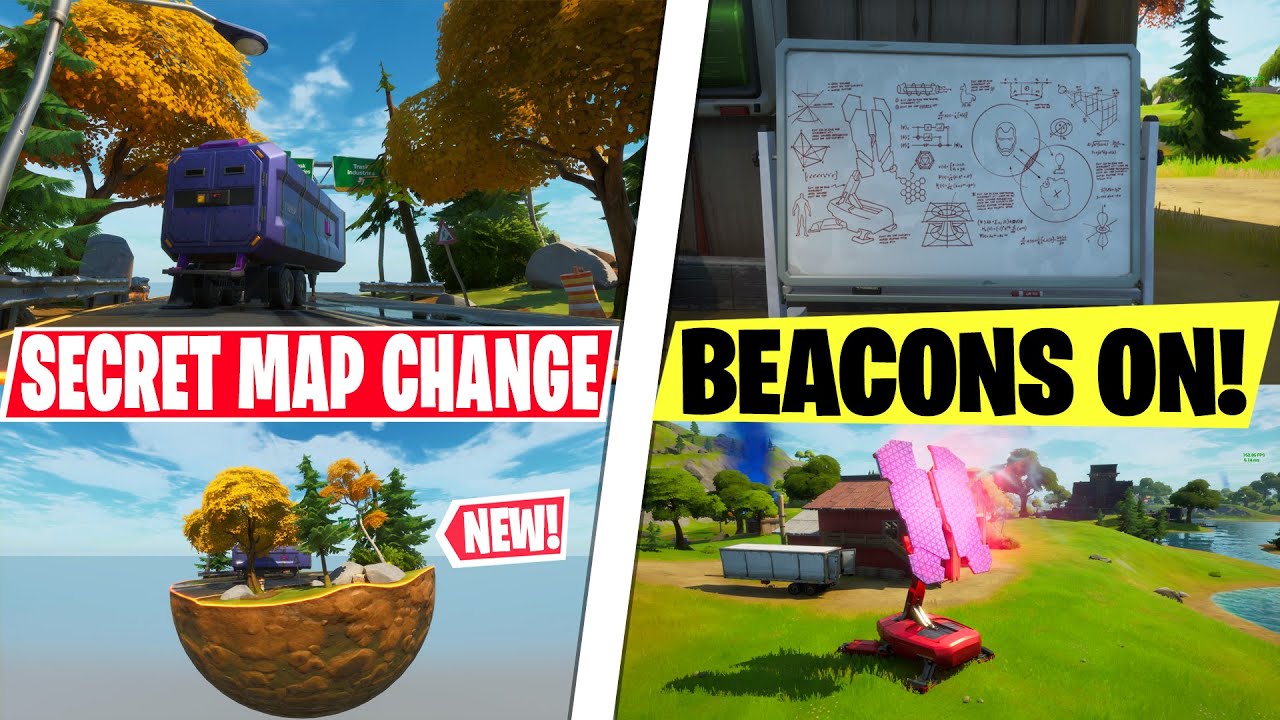 NEW Trask Transport Truck SECRET Map Change! *Worm Hole* (BEACONS ...