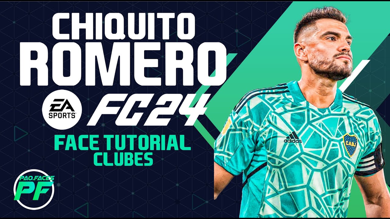 EA FC 24 CHIQUITO ROMERO FACE Pro Clubs CLUBES PRO Face Creation ...