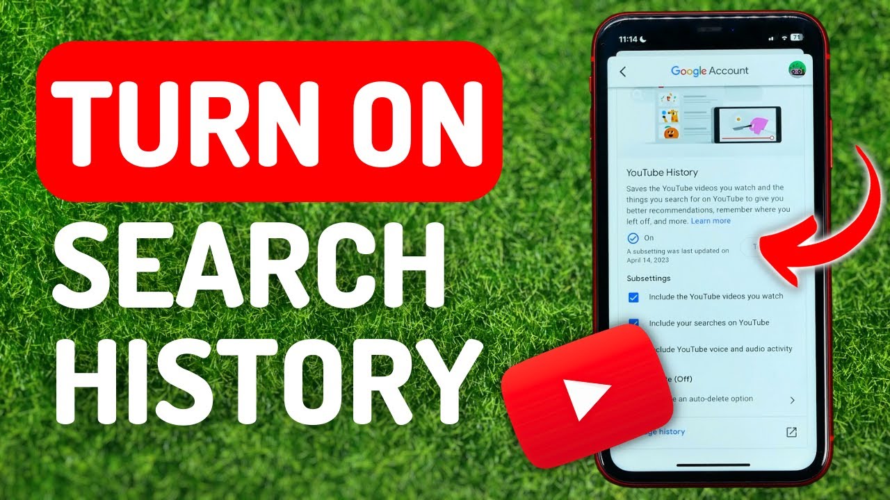 How to Turn on Youtube Search History - YouTube
