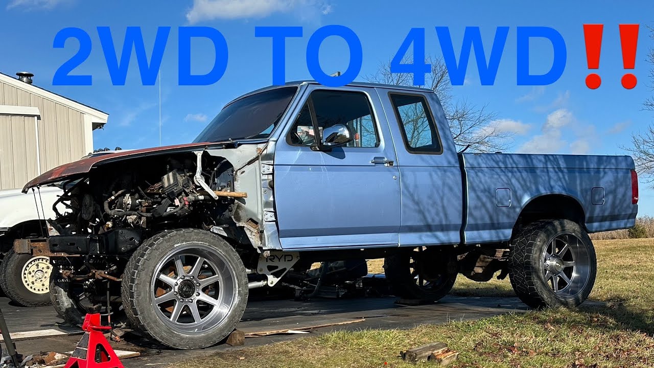 1996 F250 Front Axle Conversion 72 93 Dodge Front Coil Conversion