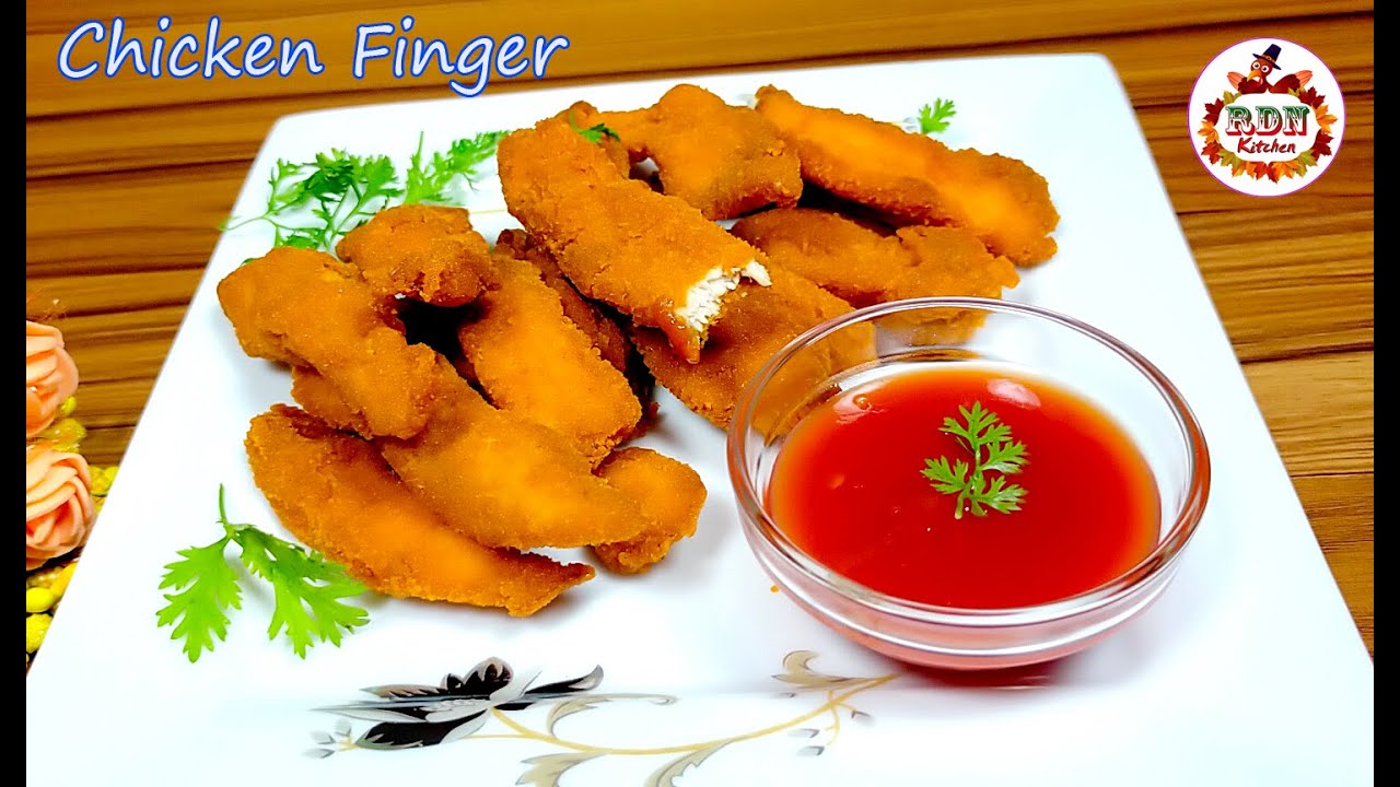ChickenFinger Recipe/Best Crispy Chicken Fingers/Strips/ Recipe for ...