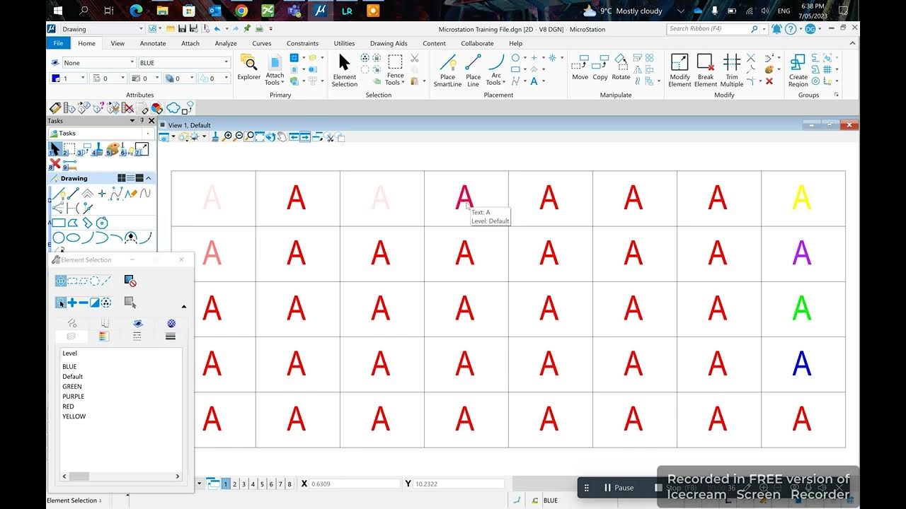 MicroStation CONNECT Edition: How To Change Transparency - YouTube