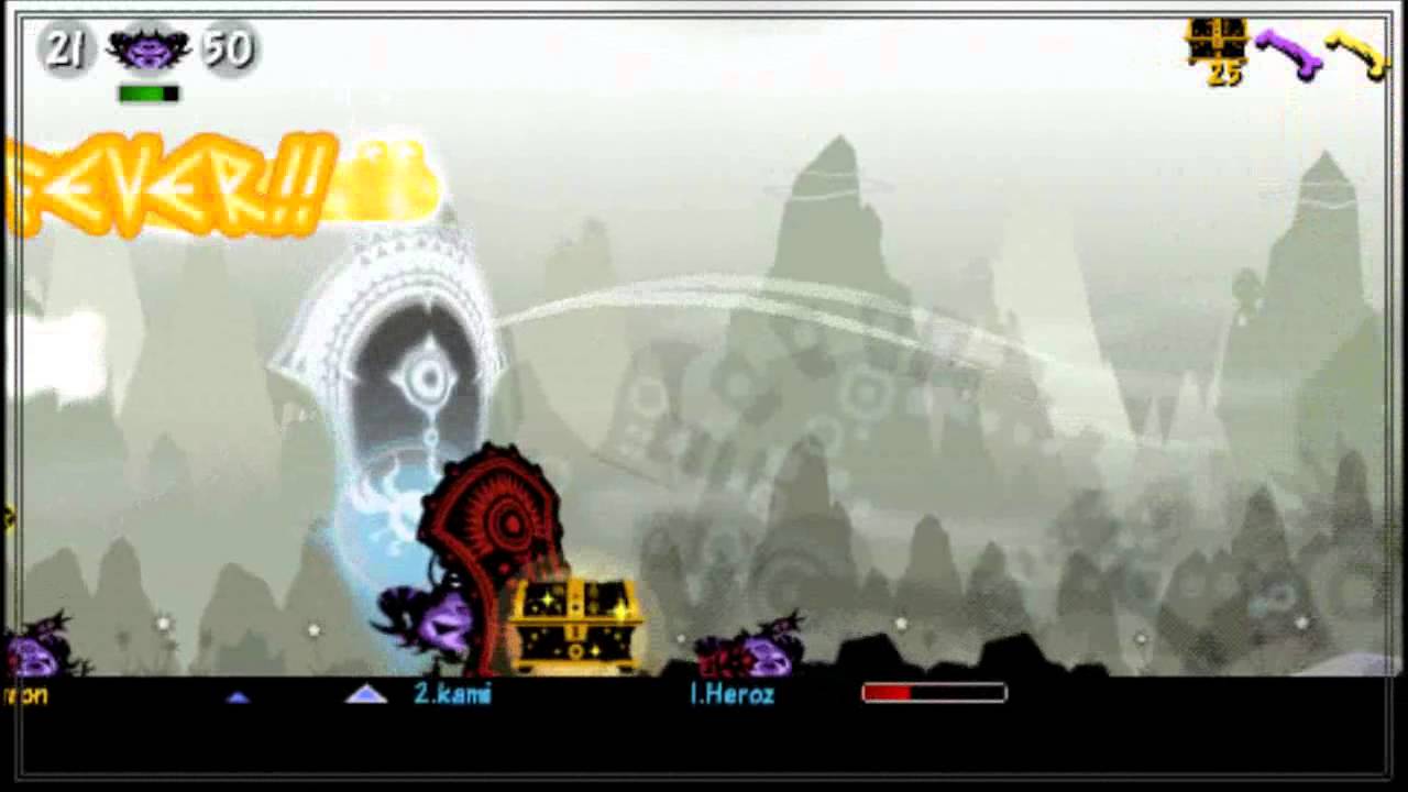 Patapon 3 - [Multi] Craggy Monsters with Three Guardiras - YouTube