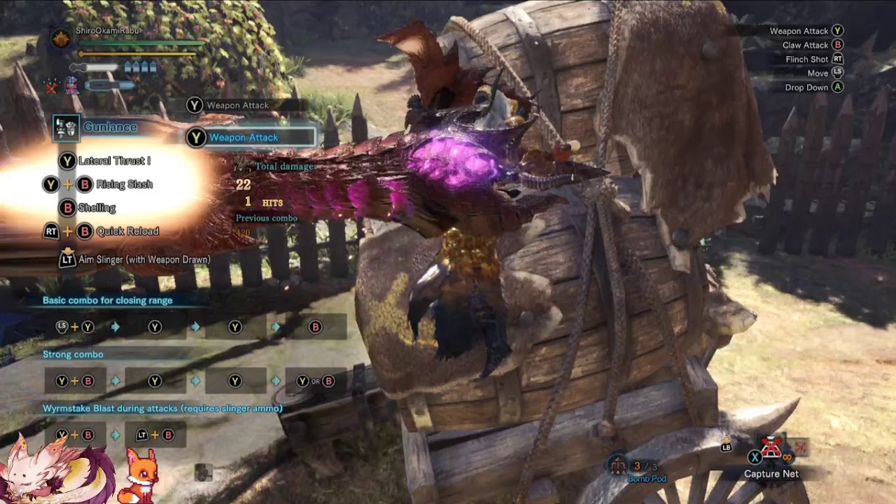 Kjarr gunlance decay vs safi's long shelling gunlances damage deference ...
