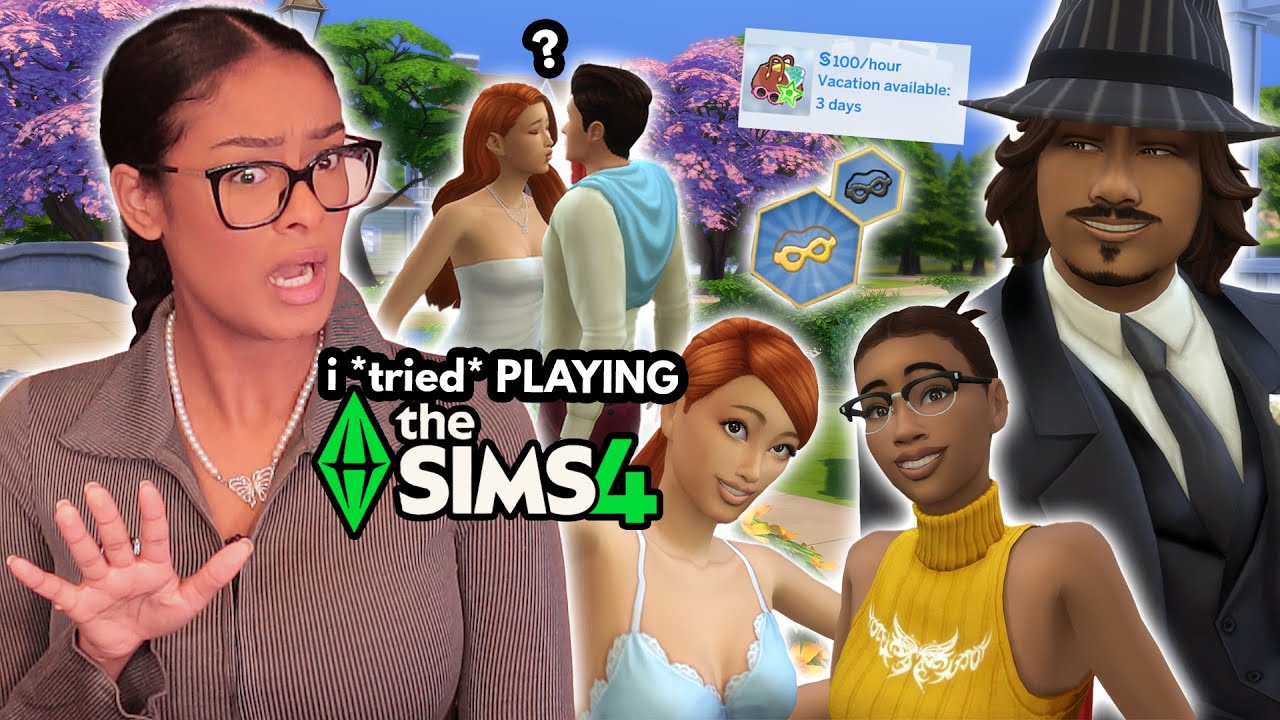 i tried to PLAY the sims 4 for the first time... - YouTube