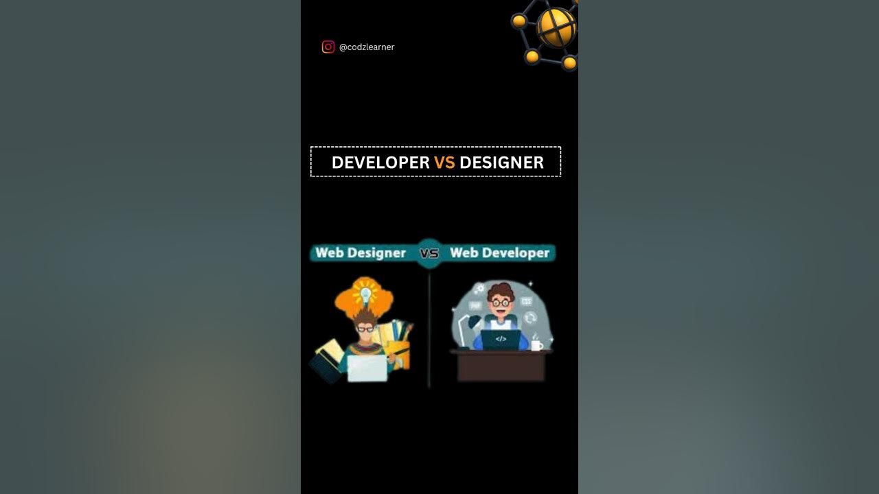DEVELOPER VS DESIGNER | #shorts #designer #developer #tech - YouTube